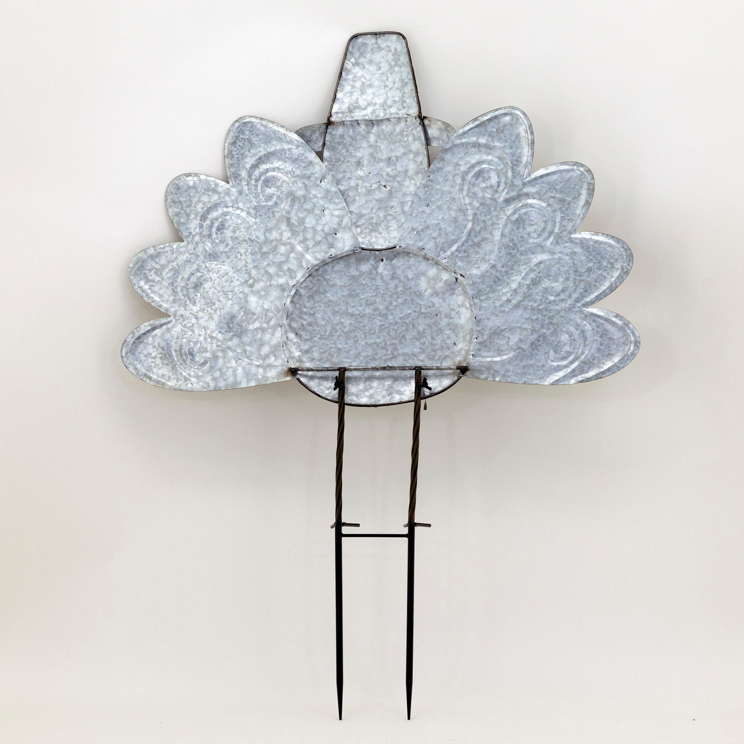 Large Galvanized Thanksgiving Turkey Garden Stake - Etsy