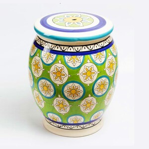 17.75 Tall Ceramic Stools in Multi Color Options - Etsy