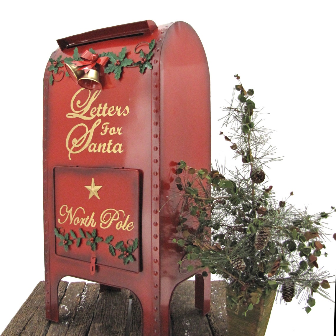 Set of 3 letters to Santa Mailboxes | Etsy