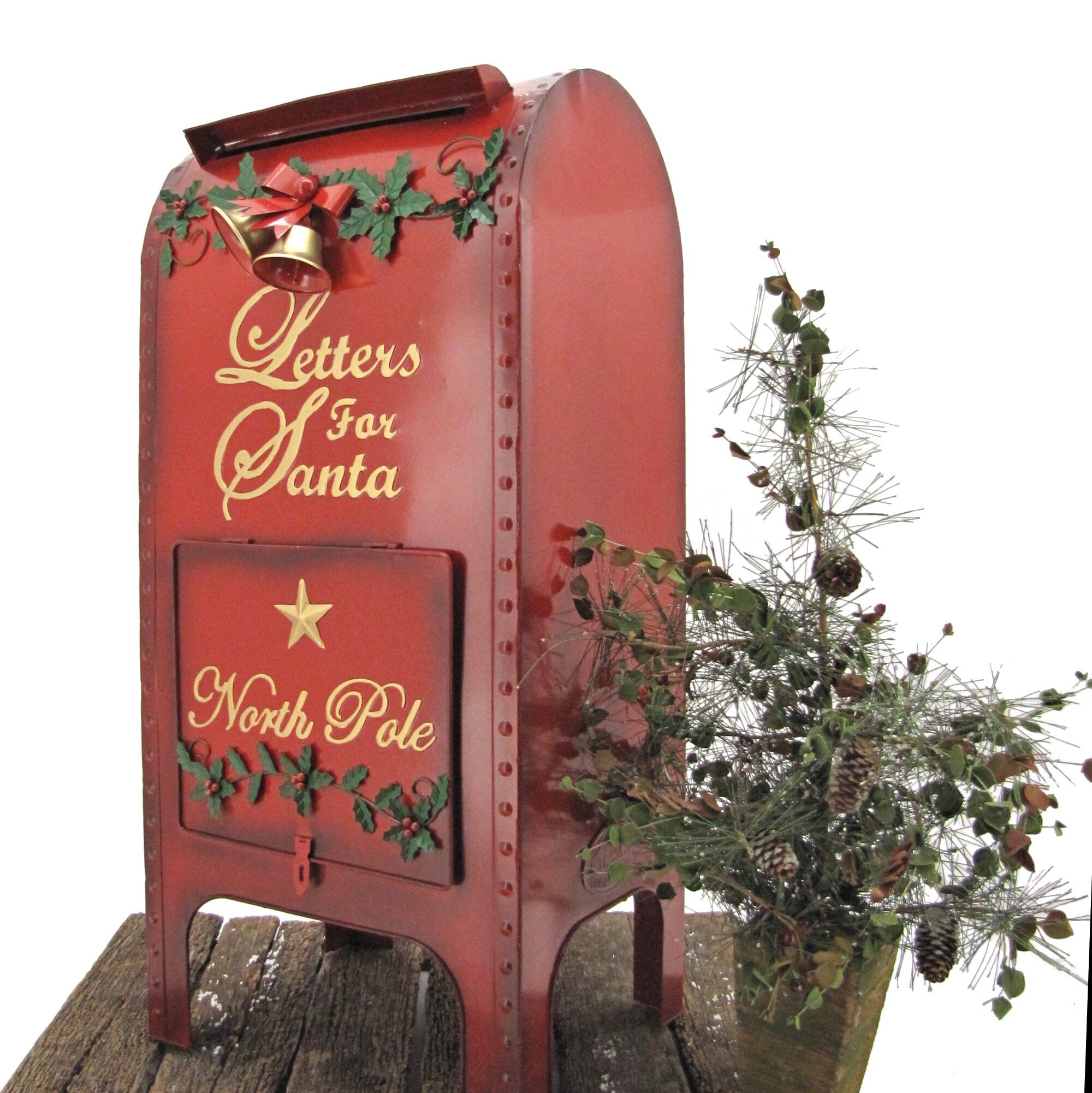 Set of 3 letters to Santa Mailboxes | Etsy