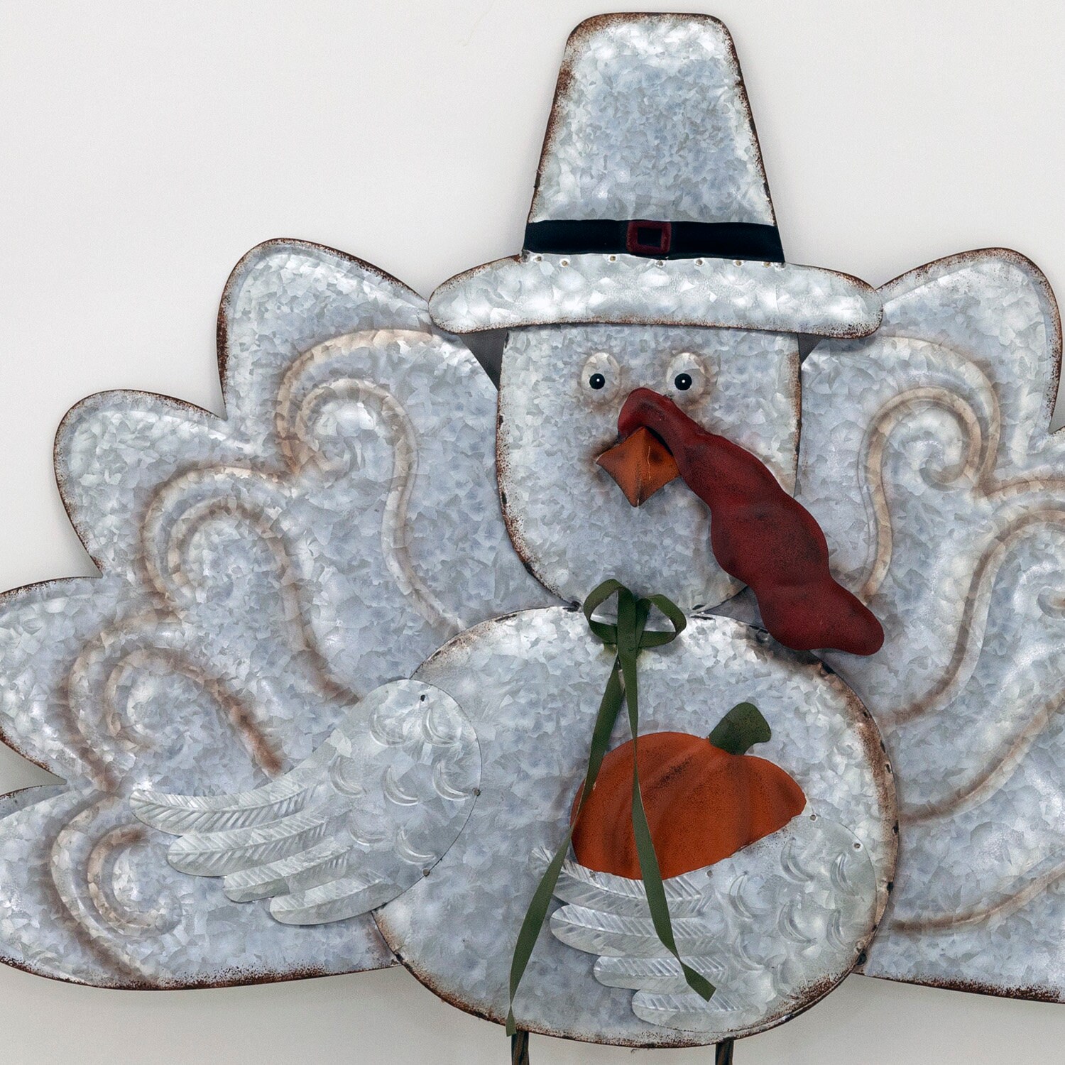 Large Galvanized Thanksgiving Turkey Garden Stake - Etsy