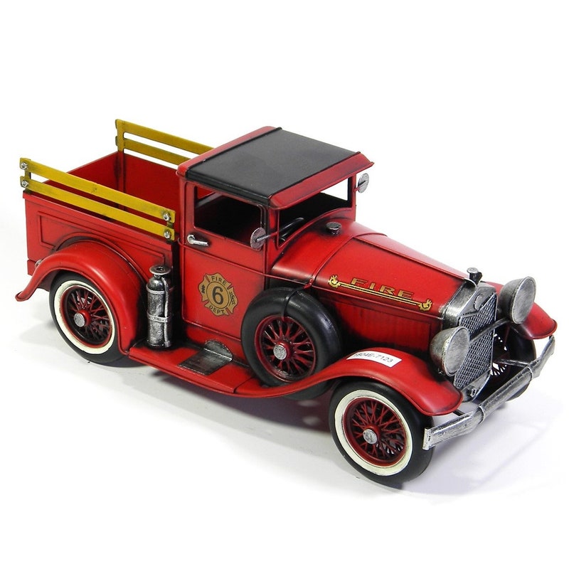 Toy Fire Truck Antique - Etsy