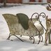 Large Galvanized Reindeer With Sleigh Decoration - Etsy