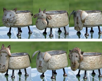 Farm Animal Planter - Etsy