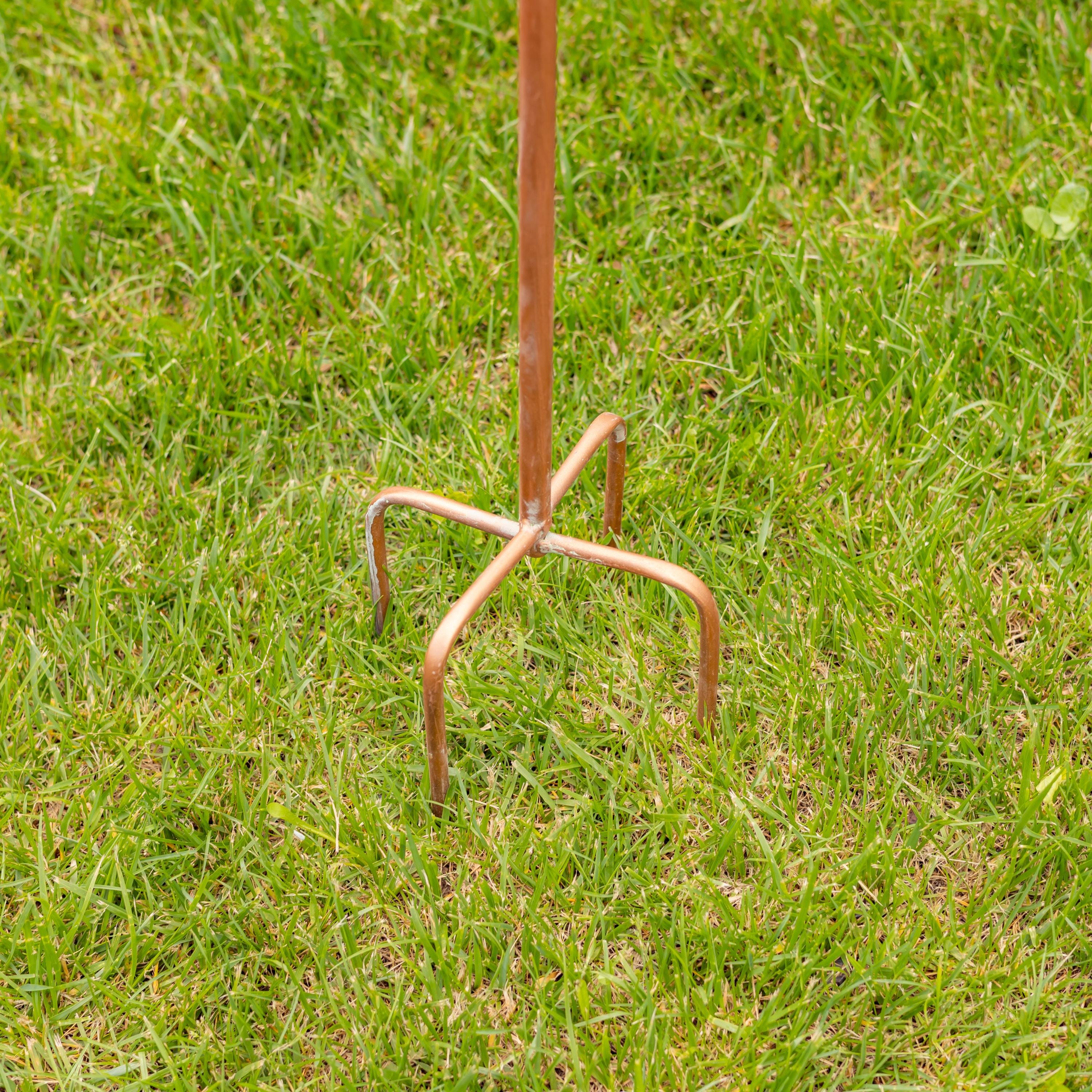 85" Tall Colonial Home Iron Birdfeeder Stake "ivyland" - Etsy