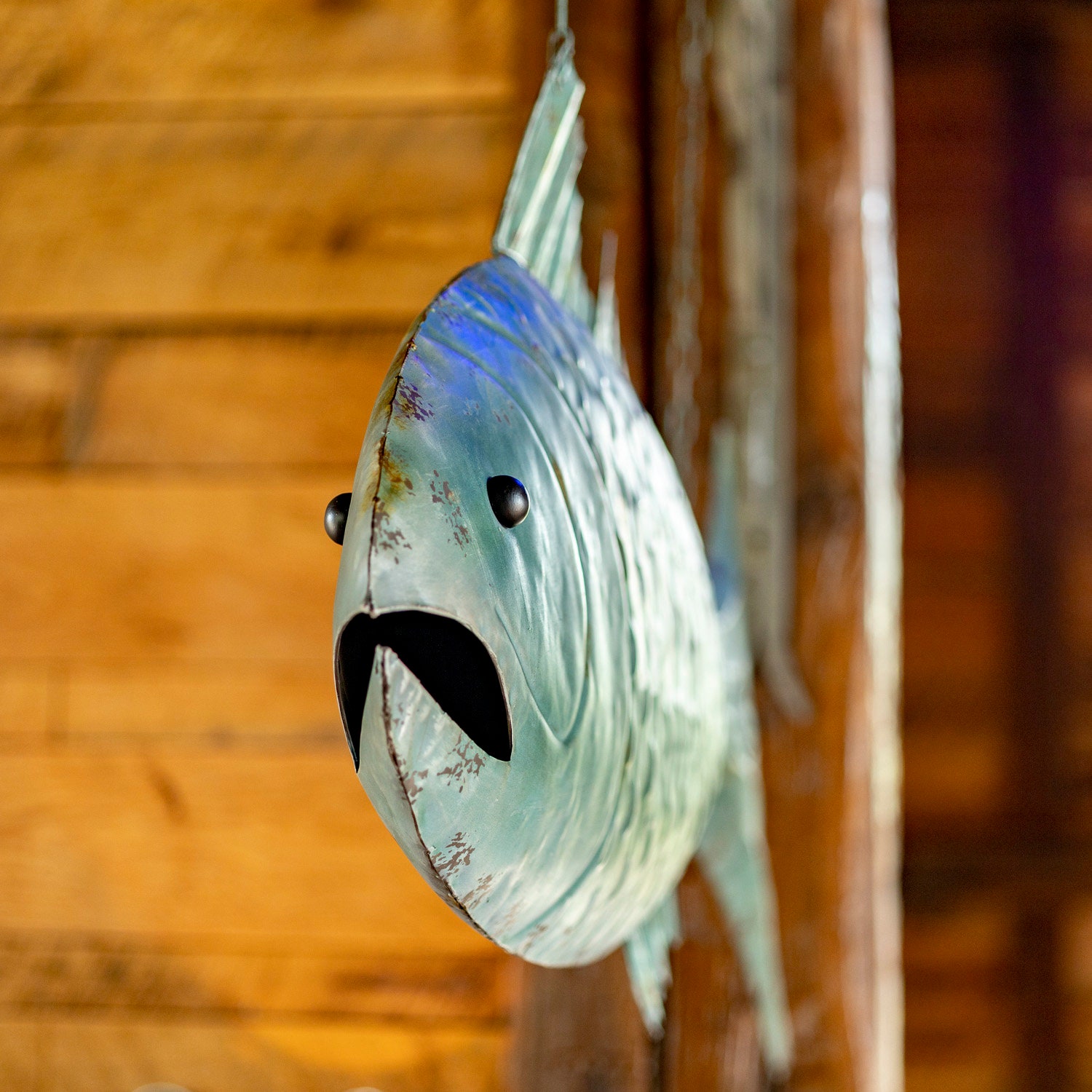 Large Hanging Fish welcome Sign - Etsy