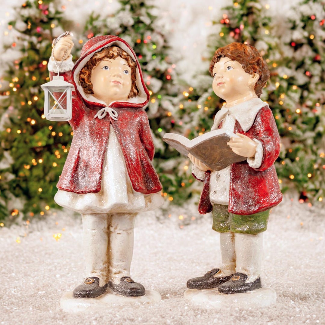 Set of 2 Christmas Tushkas With Book & Lantern - Etsy