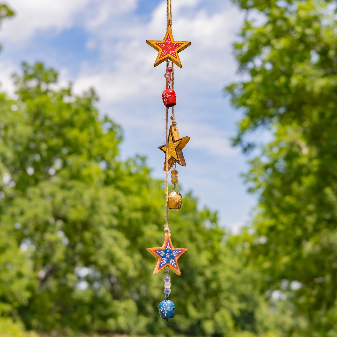 SET of 8 Assorted Hanging Metal Decorative Wind Chime Chains - Etsy