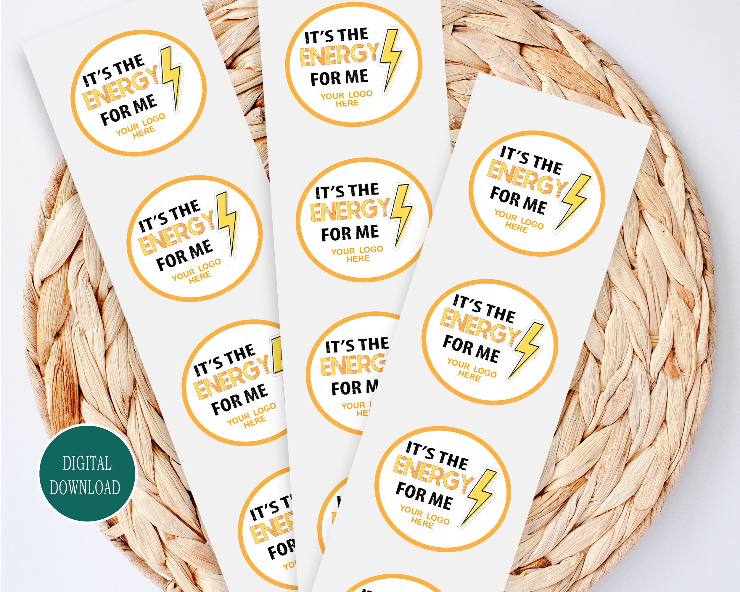 It's the Energy for Me Loaded Tea Sticker Shake Shop Tea - Etsy