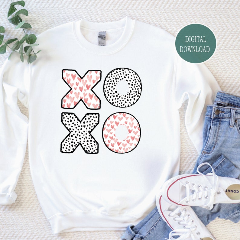 OXOX PNG Instant Download Valentines Day Png Love Clipart | Etsy