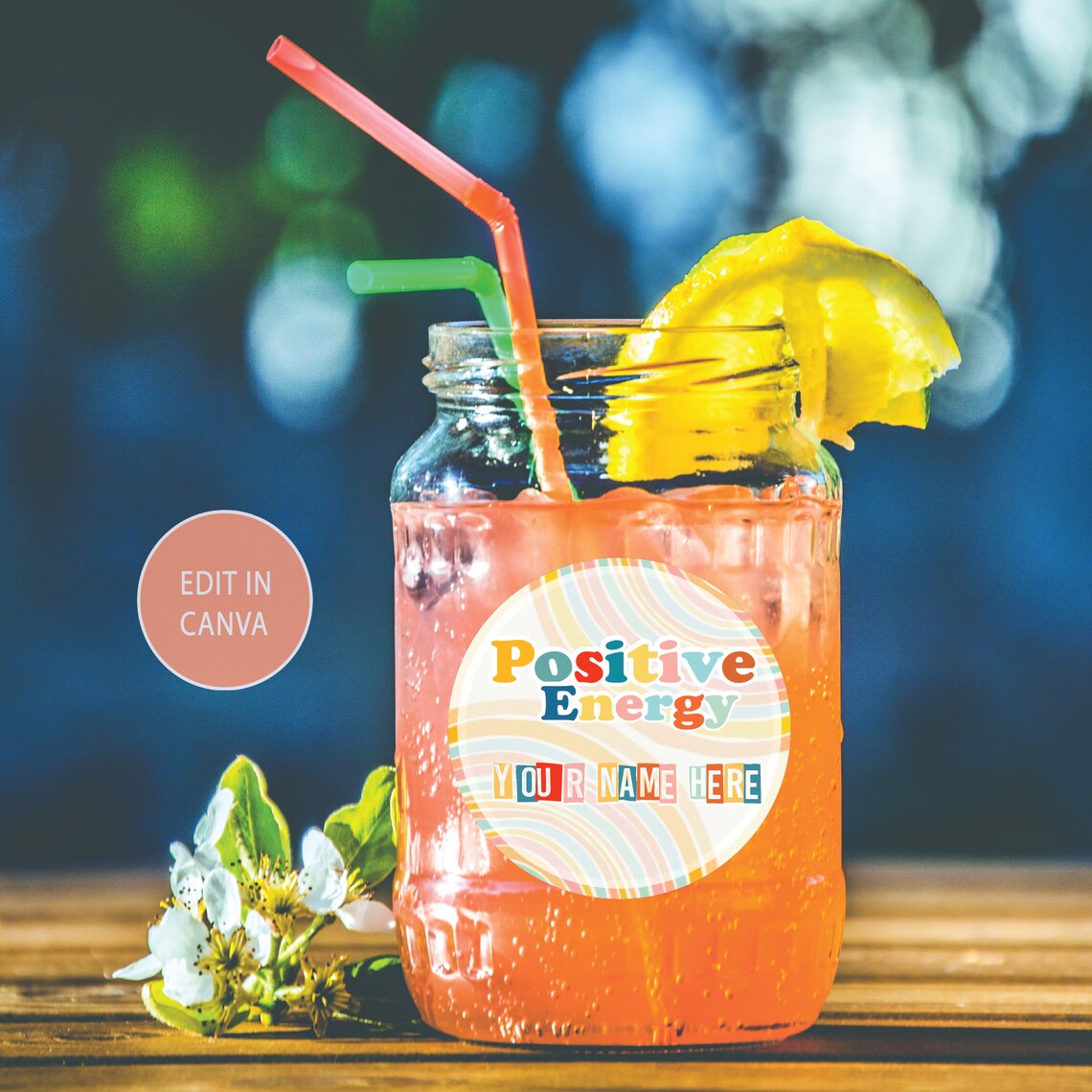Positive Energy Digital Sticker Herbalife Tea Sticker Png - Etsy