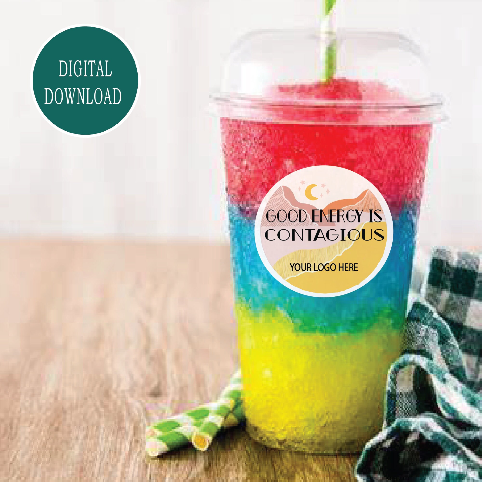 Nutrition Shop Energy Sticker Design Nutrition Shop Loaded - Etsy