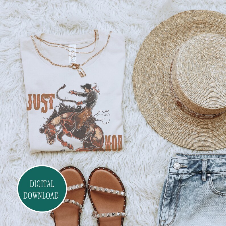 Horsin Around Rodeo SVG Cowboy SVG Western PNG Shirt Design | Etsy