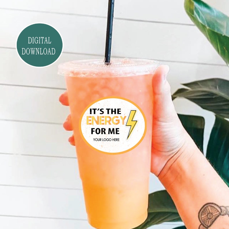 It's the Energy for Me Loaded Tea Sticker Shake Shop Tea | Etsy