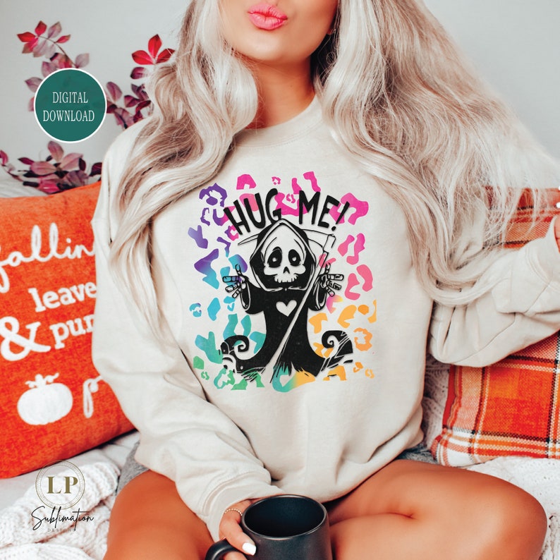 Hug Me Halloween PNG Grim Reaper Halloween Png Halloween - Etsy