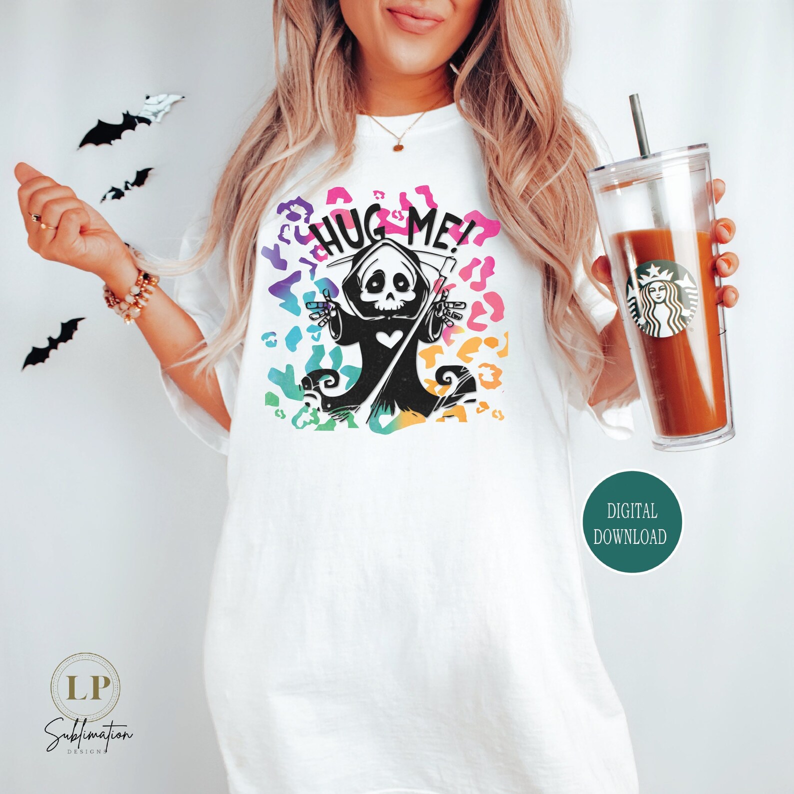 Hug Me Halloween PNG Grim Reaper Halloween Png Halloween - Etsy