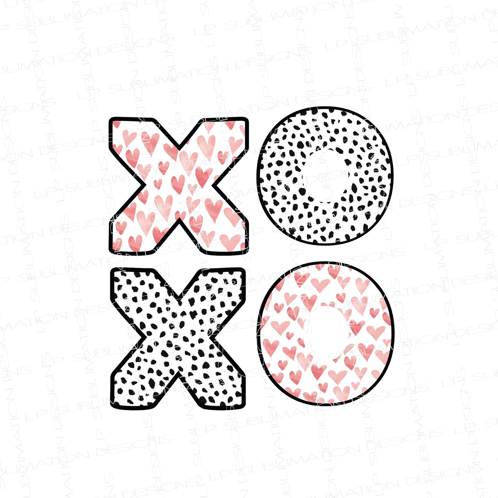 OXOX PNG Instant Download Valentines Day Png Love Clipart | Etsy