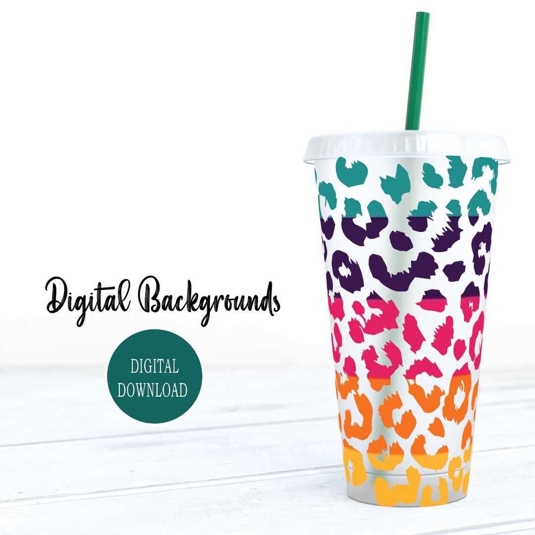 Leopard Print Sublimation Background, Background PNG, Digital ...