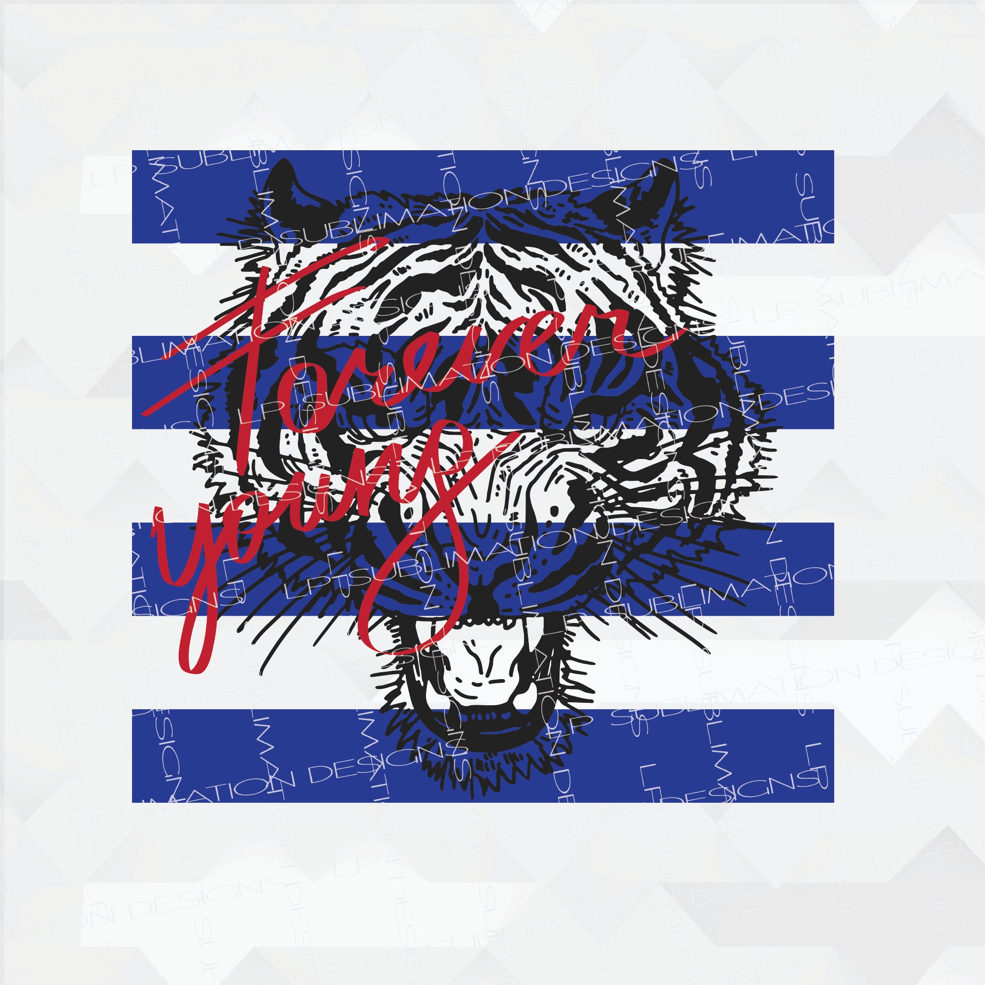 Forever Young Tiger Png Tiger King Png Bob Dylan Forever | Etsy