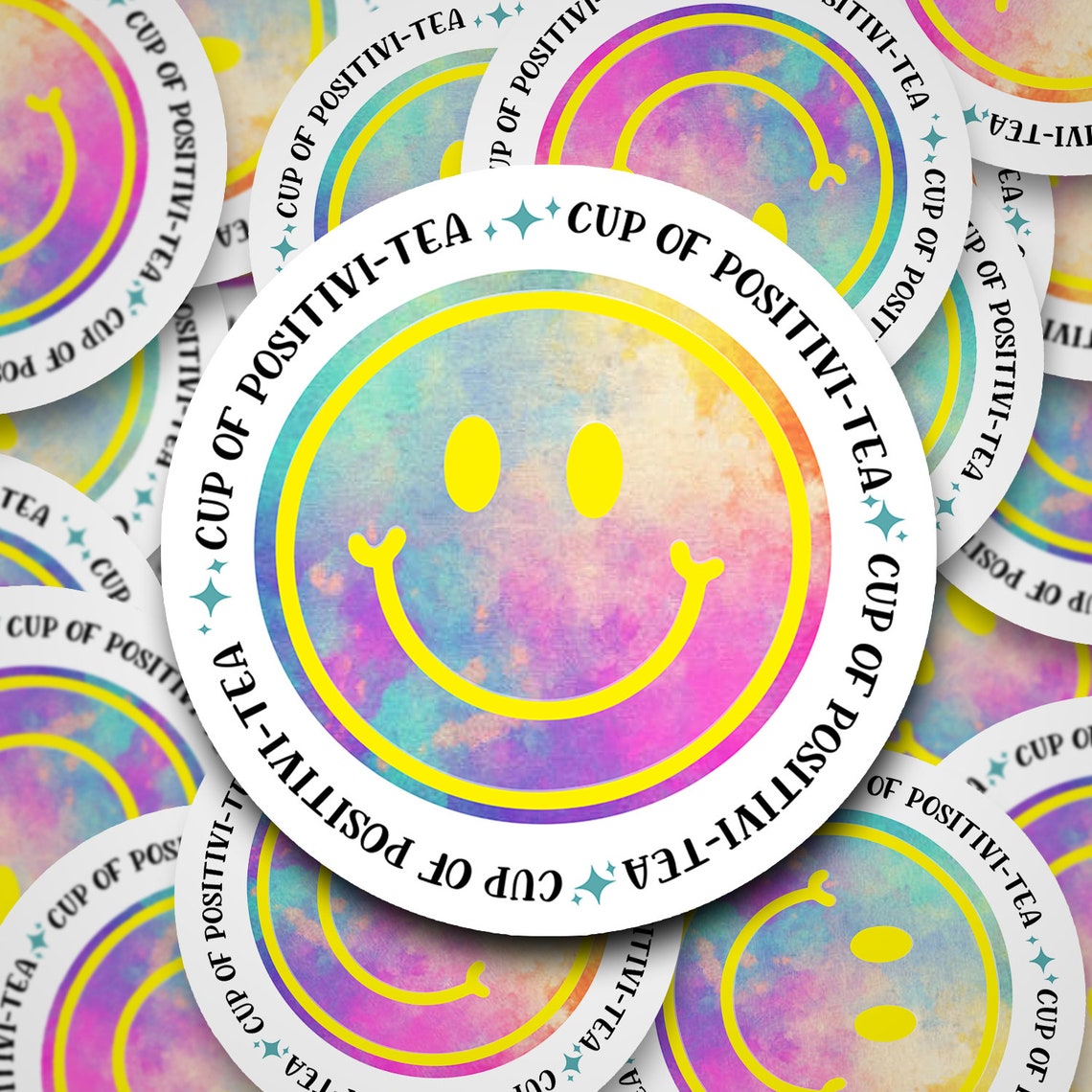 Cup of Positivi-tea Loaded Tea Digital Design Tea Bomb - Etsy