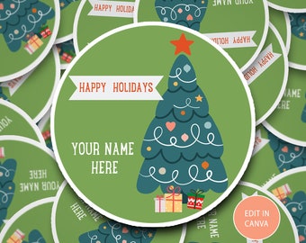 Christmas Loaded Tea Sticker - Etsy