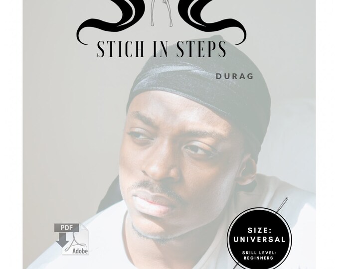Unisex Simple Durag Sewing Digital Pdf Pattern Head Garment, Do-rag ...