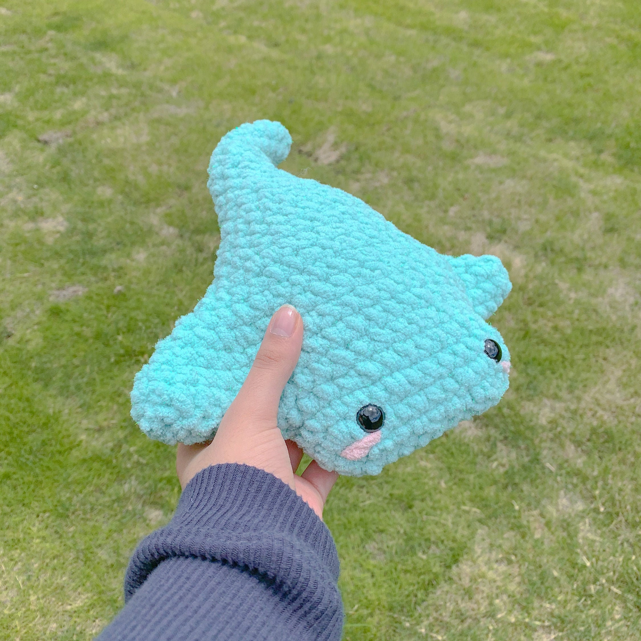 Handmade Stingray Stuffed Animal | Customizable Colors | Soft, Comfy ...