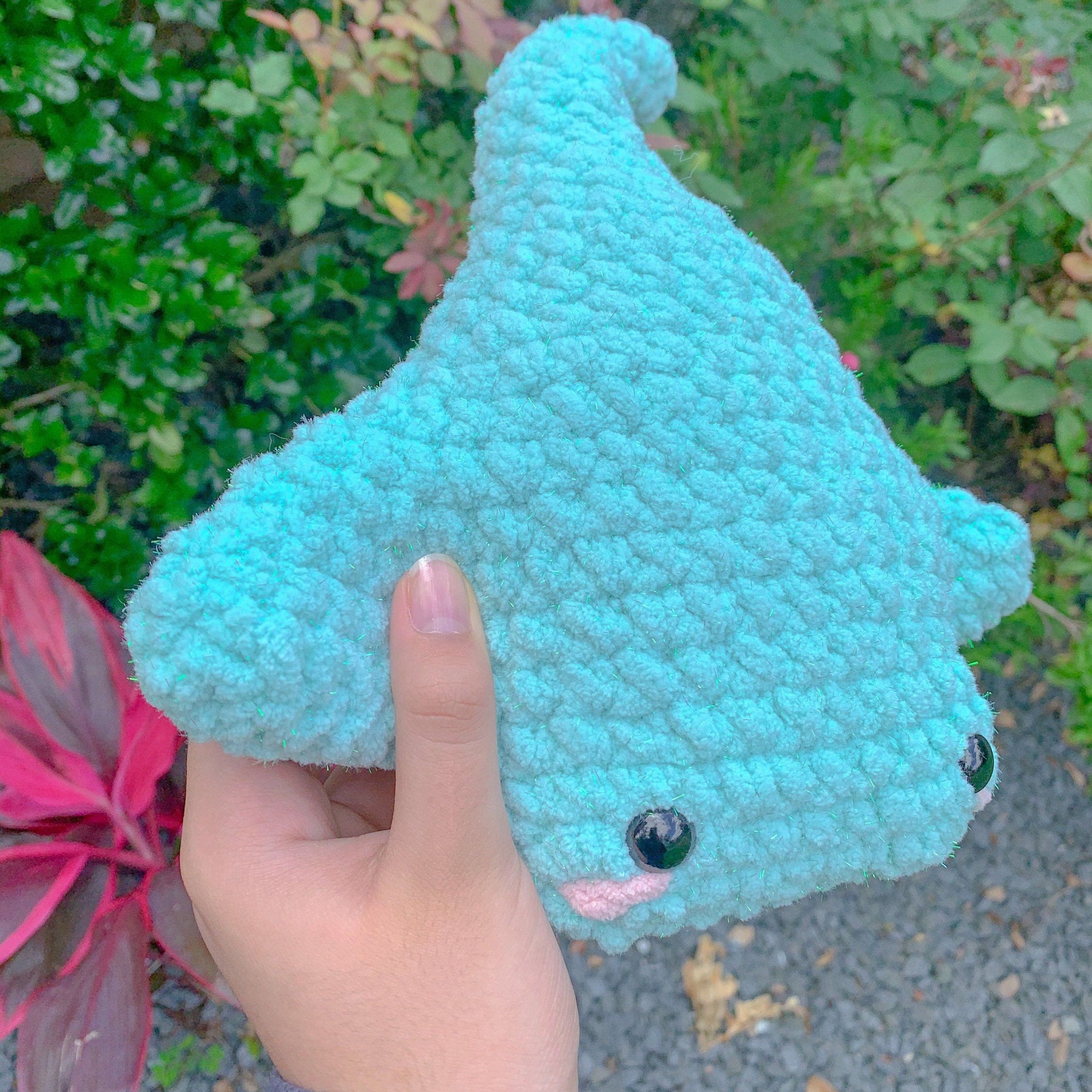 Handmade Stingray Stuffed Animal | Customizable Colors | Soft, Comfy ...