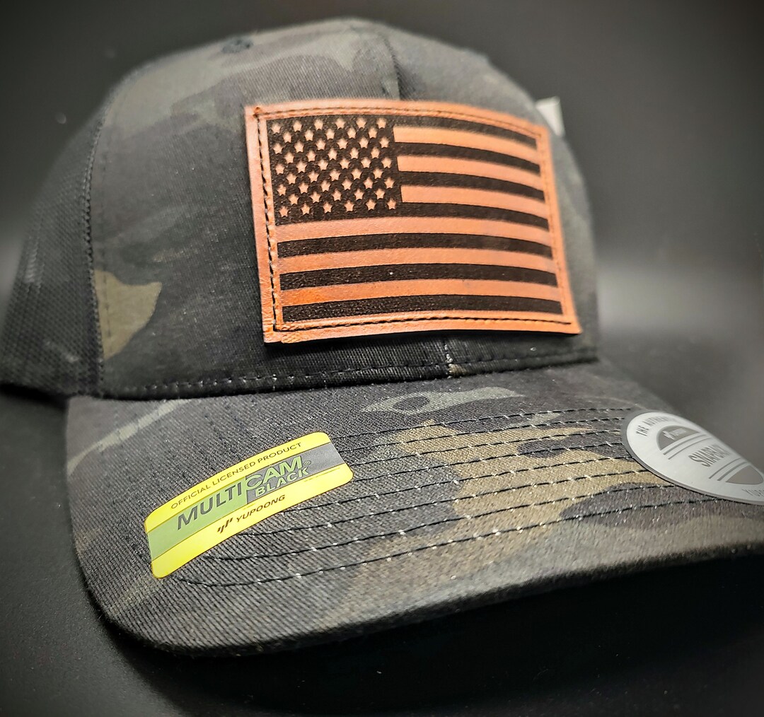 Sewn American Flag Hat - Etsy