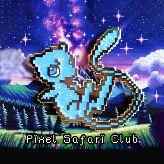 Grade De Pixel Art Pokemon Mew Pokemon Kanto Badges: Pixel Art Cascade