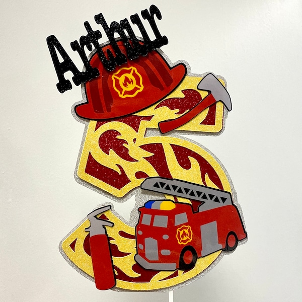 Fireman Sam Cake Topper - Etsy UK