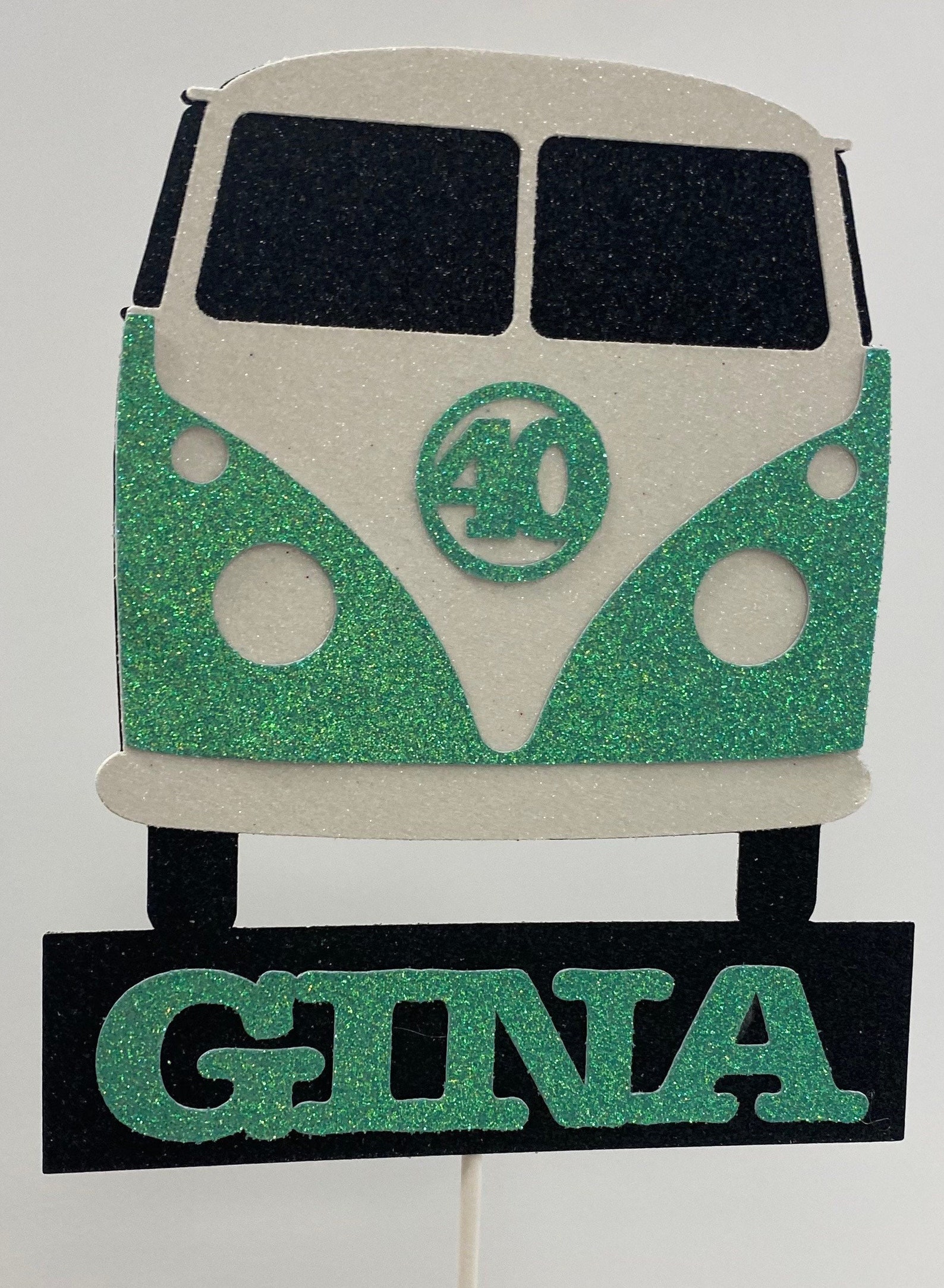 Camper Van Themed Cake Topper - Etsy
