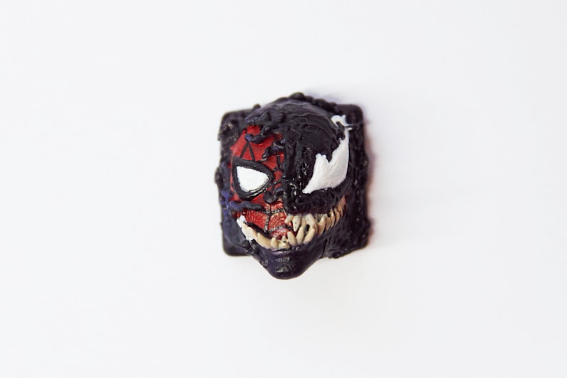 Handmade Venom Keycap Artisan Spiderman Keycap Venom X | Etsy
