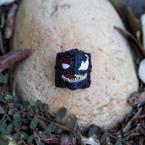 Handmade Venom Keycap, Artisan Spiderman Keycap, Venom X Spiderman ...