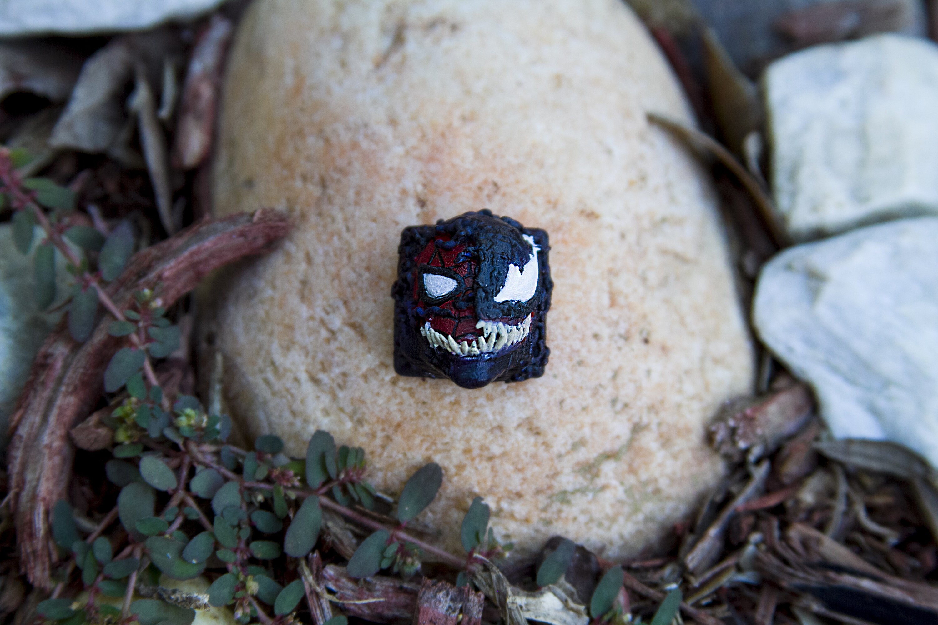 Handmade Venom Keycap Artisan Spiderman Keycap Venom X - Etsy