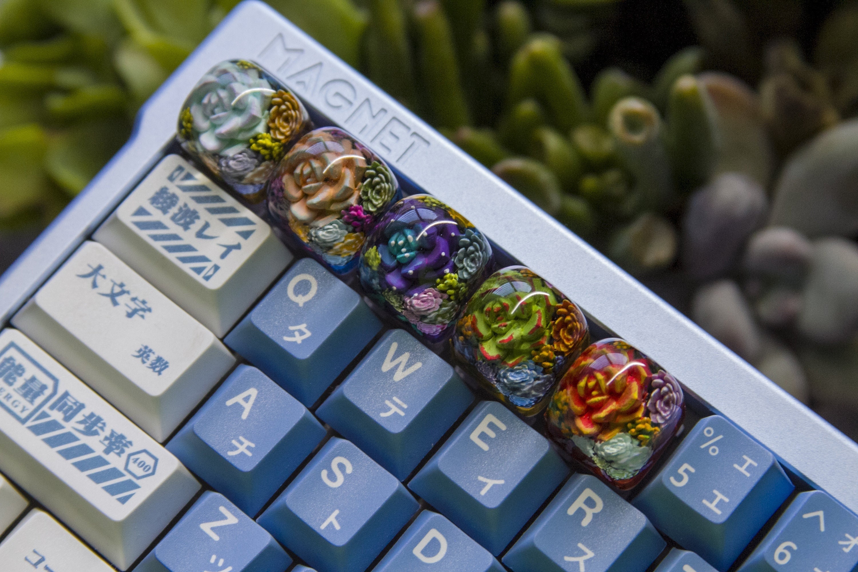Artisan Keycap Succulent Keycap SA Profile and DOM Keycap - Etsy