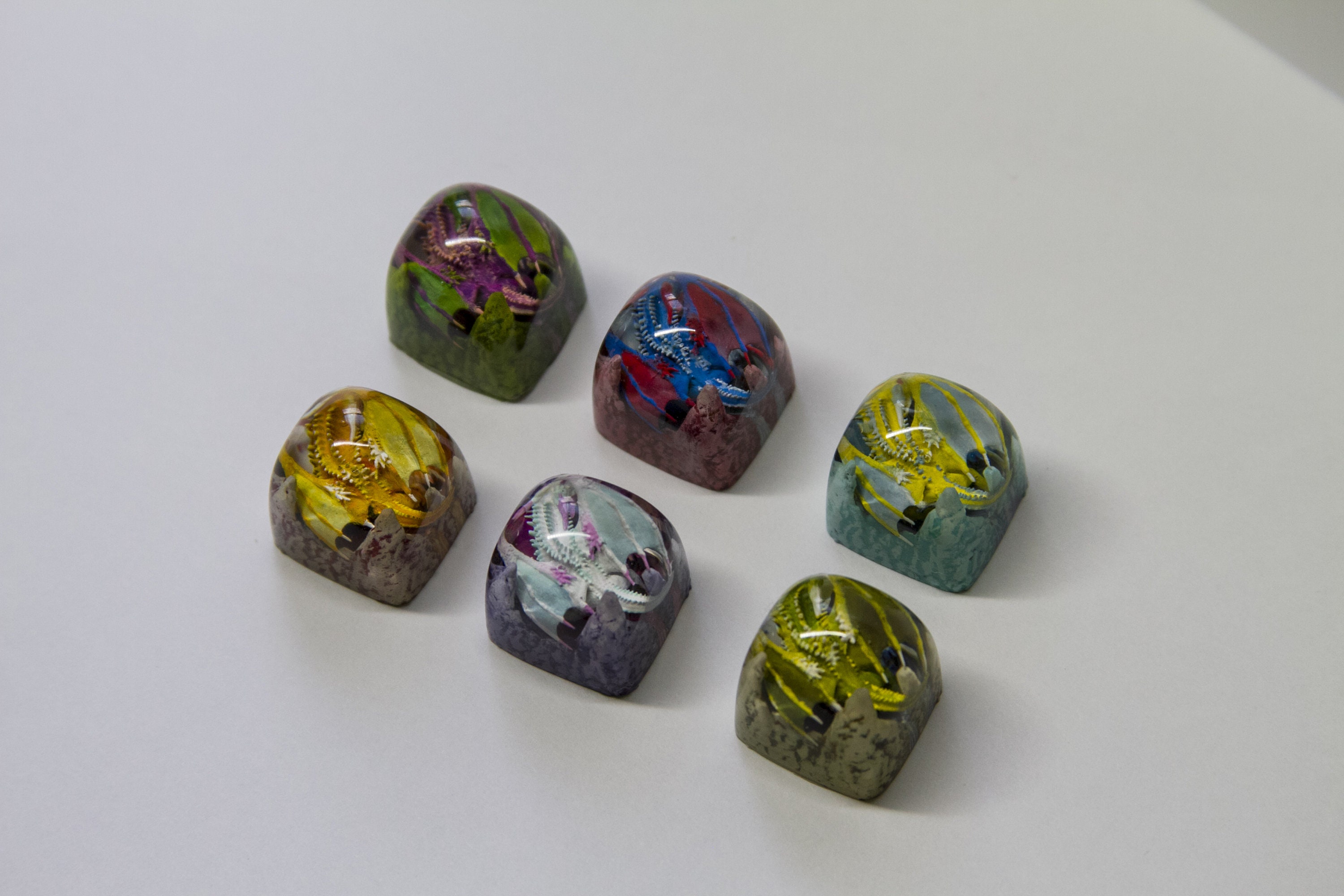 Handmade Dragon Artisan SA and DOM Keycap for MX Keyboard, Dragon ...