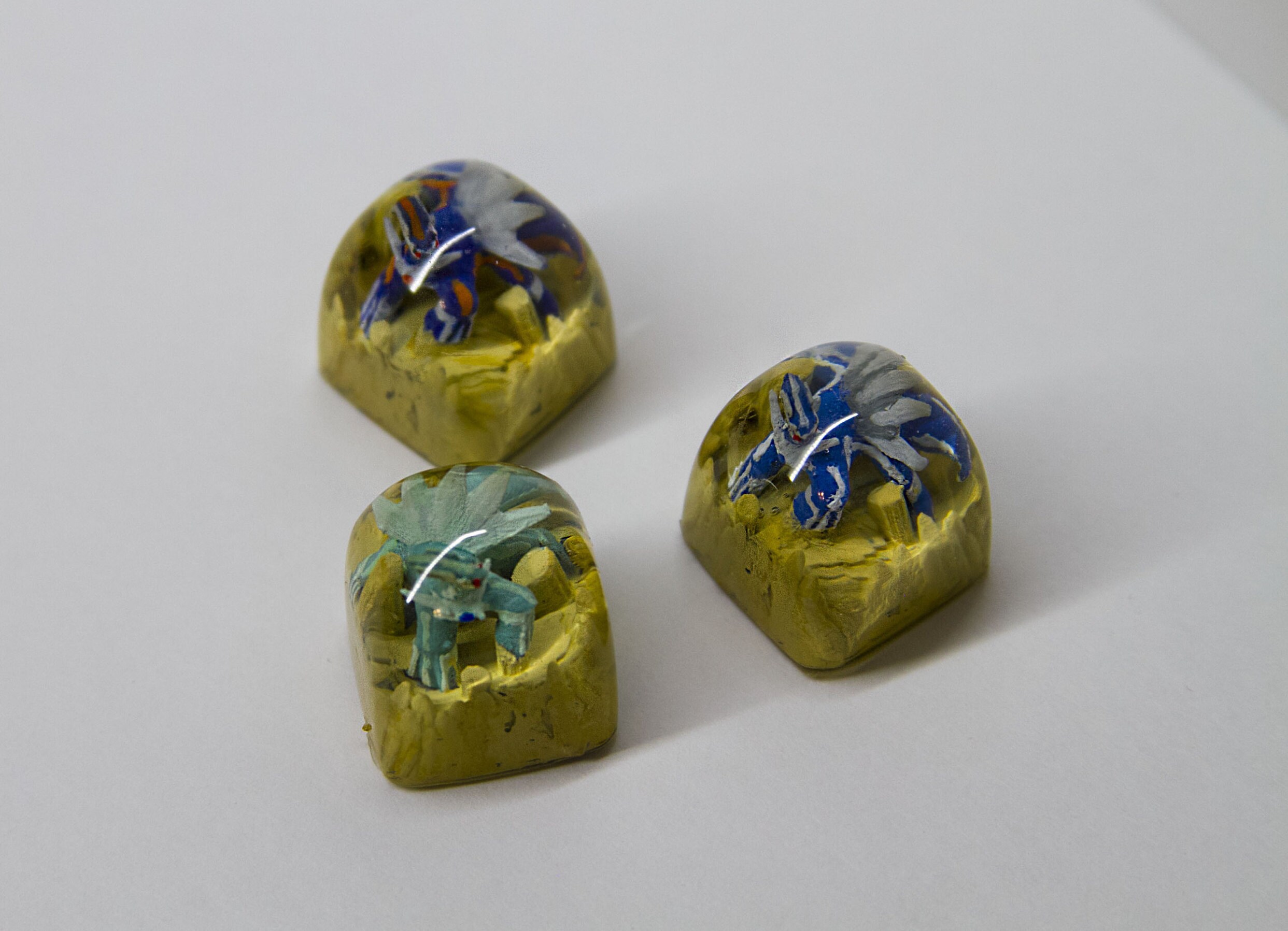 Pokémon Artisan Keycap Dialga Keycap for Cherry Mx Keyboard - Etsy