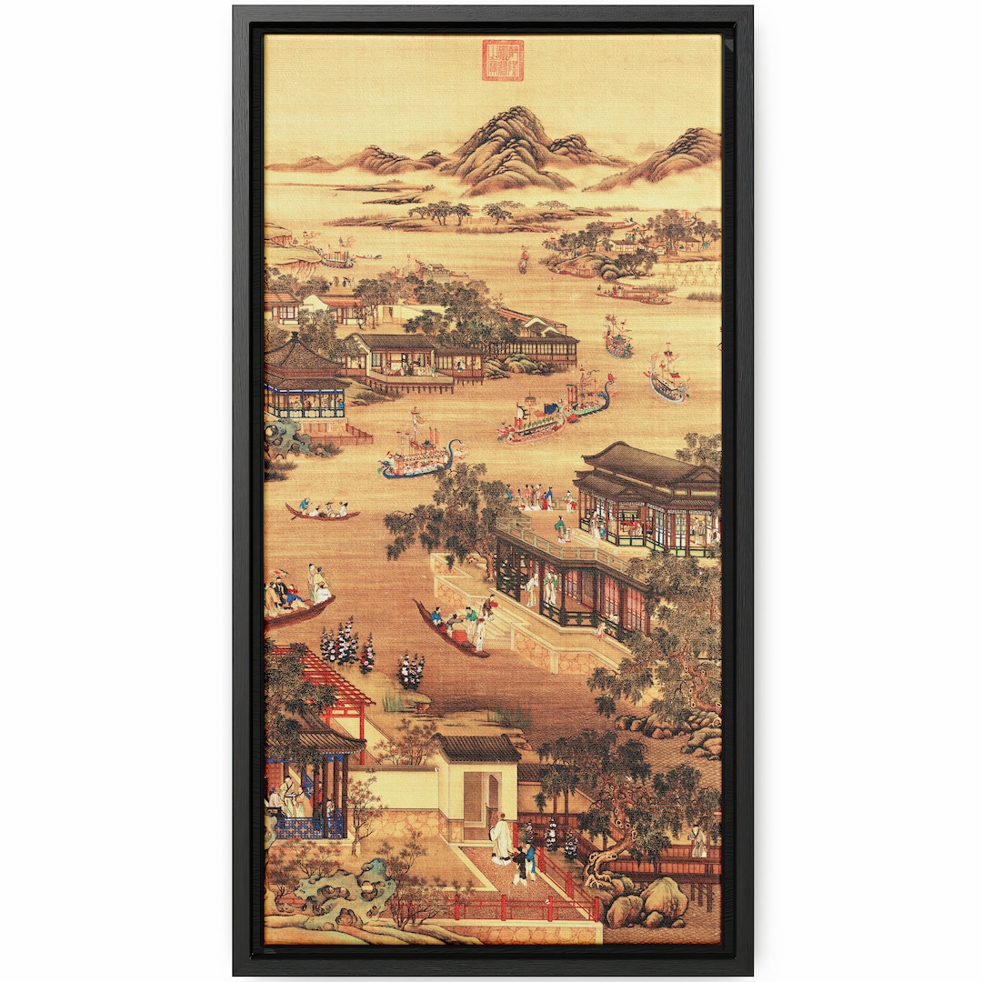 Chinese Traditional Painting Wall Art Decor Canvas Print Artwork Gift ...