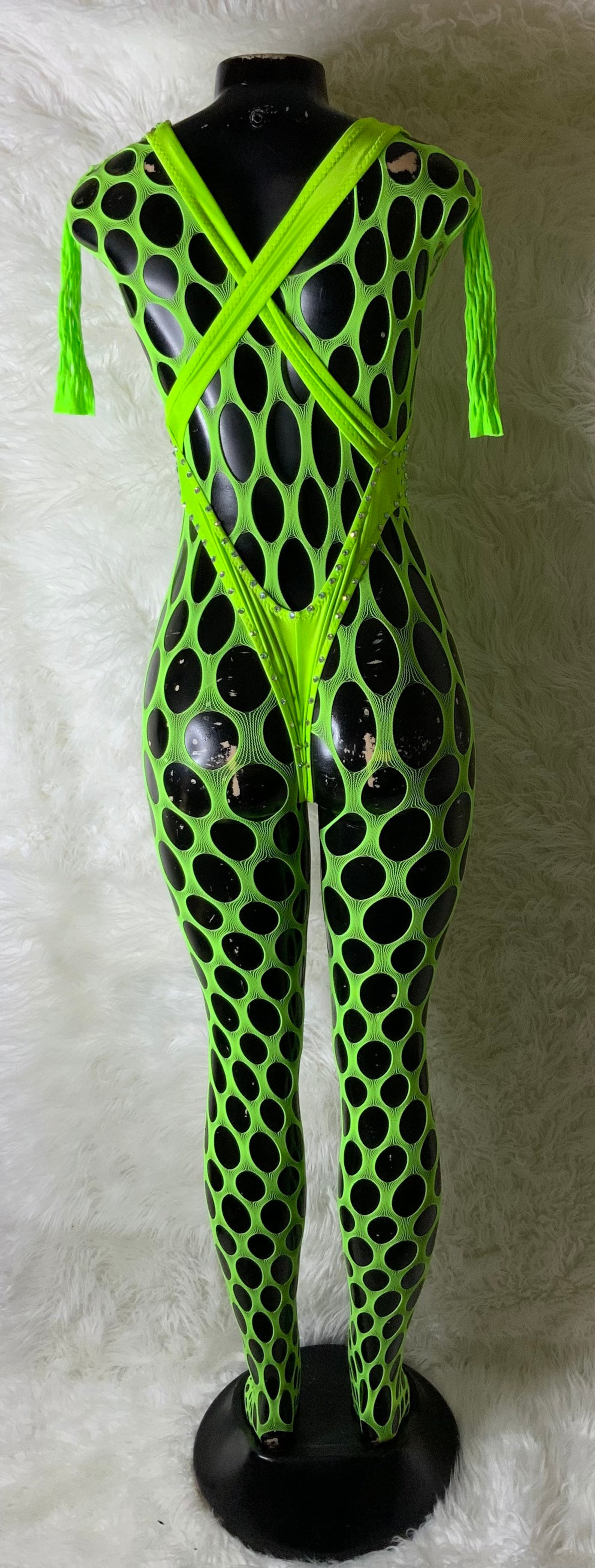 Full Body Fishnets and a Bodysuit | Etsy