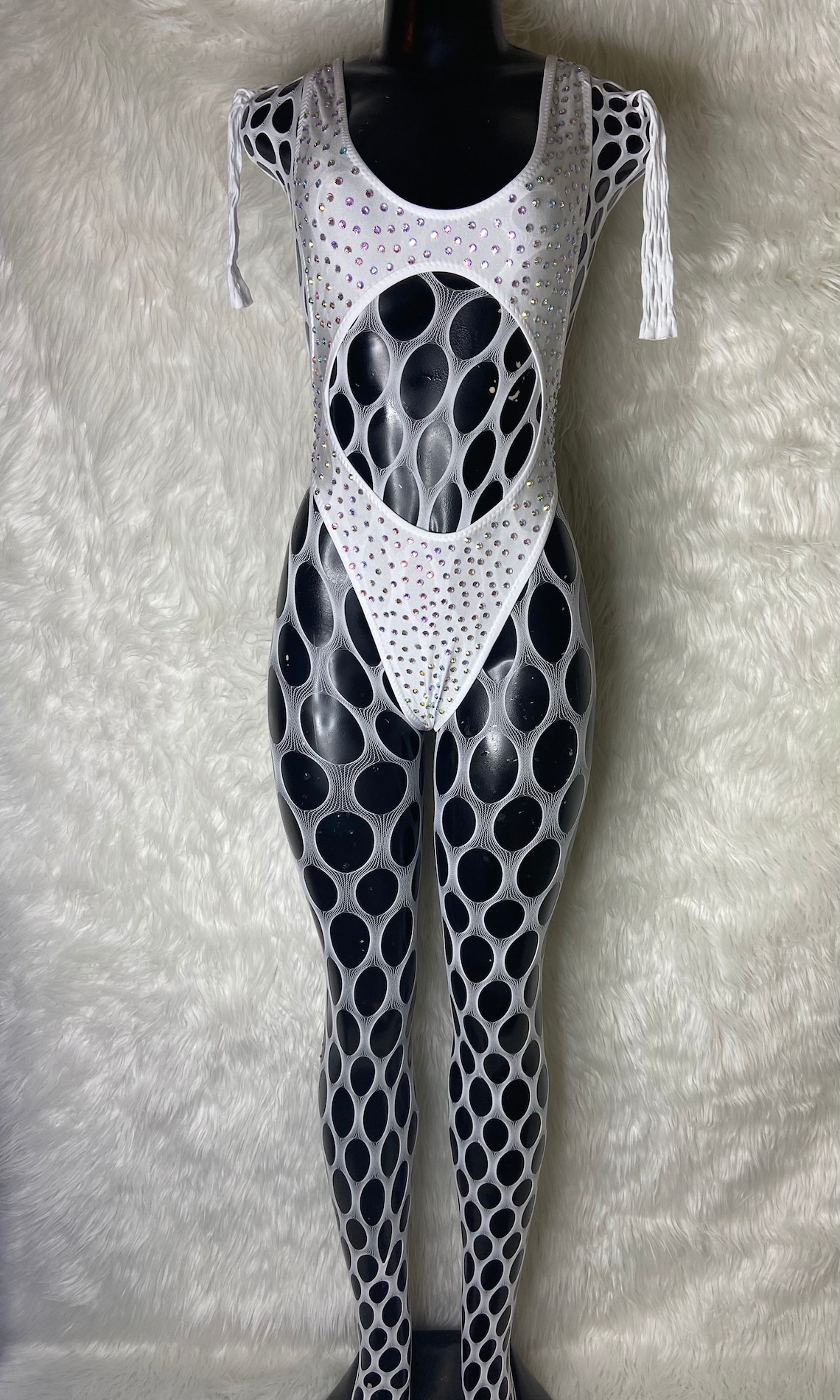 Full Body Fishnets and a Bodysuit | Etsy