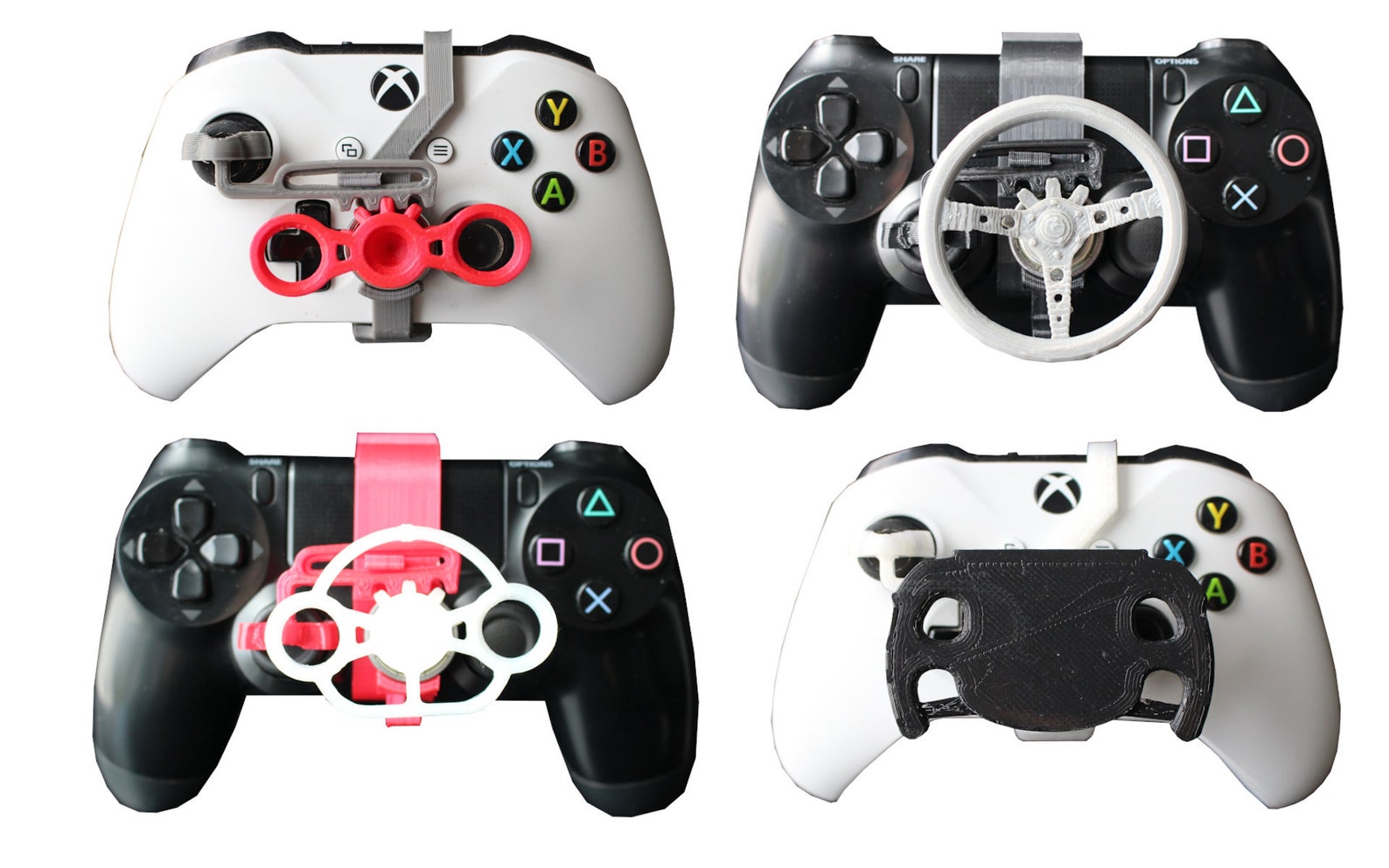 PS4 Steering Wheel / Wheel Attachment (for Controller) 3D Printed - Etsy