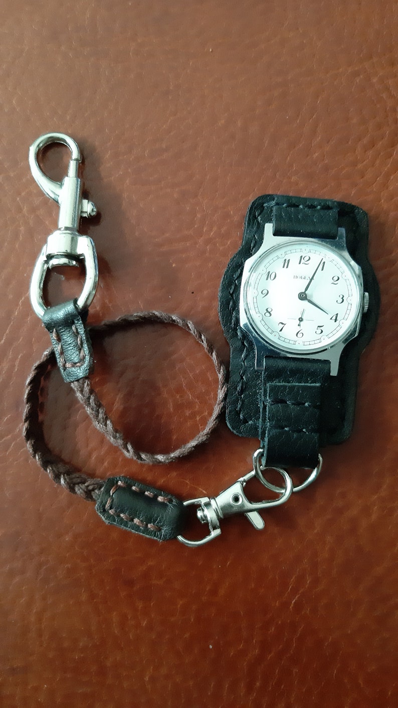 PDF Pattern. Leather Holder for Pocket Watch. Convert Your Old Wrist ...