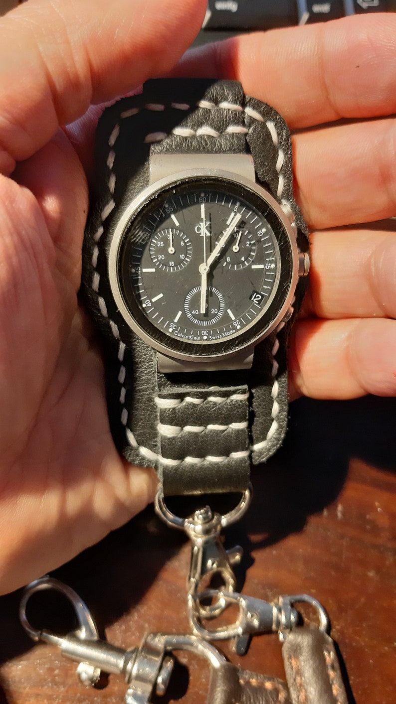 PDF Pattern. Leather Holder for Pocket Watch. Convert Your Old Wrist ...