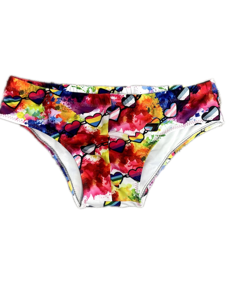 PRIDE HEART SPEEDOS - Etsy