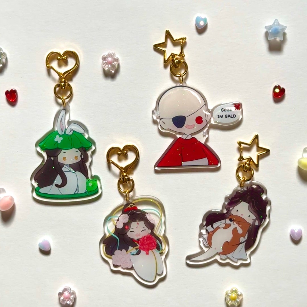 Tgcf/heaven's Blessing Acrylic Keychains - Etsy