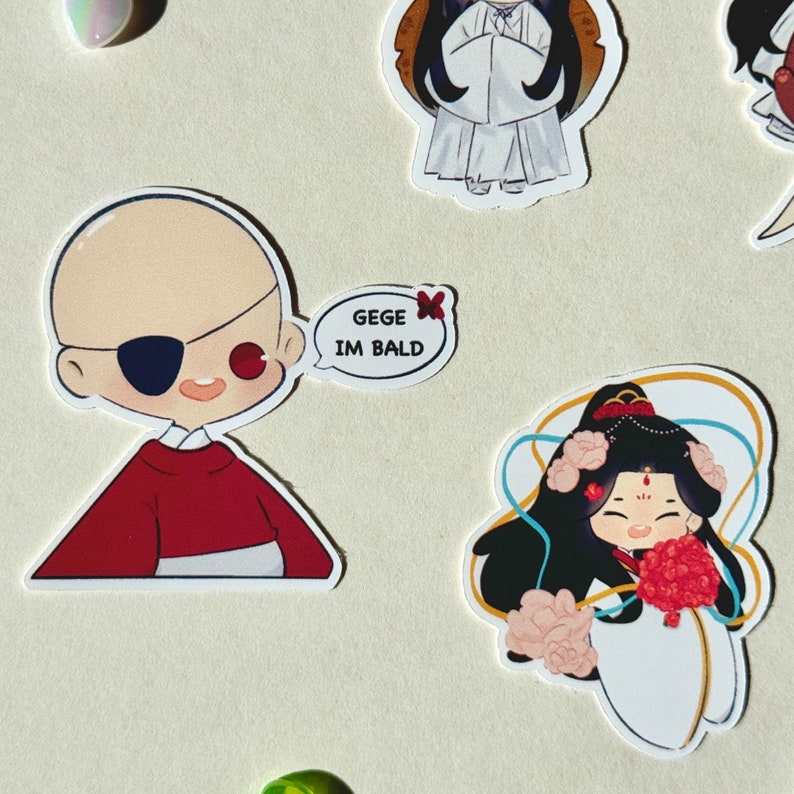 Tgcf/heaven's Blessing Stickers - Etsy
