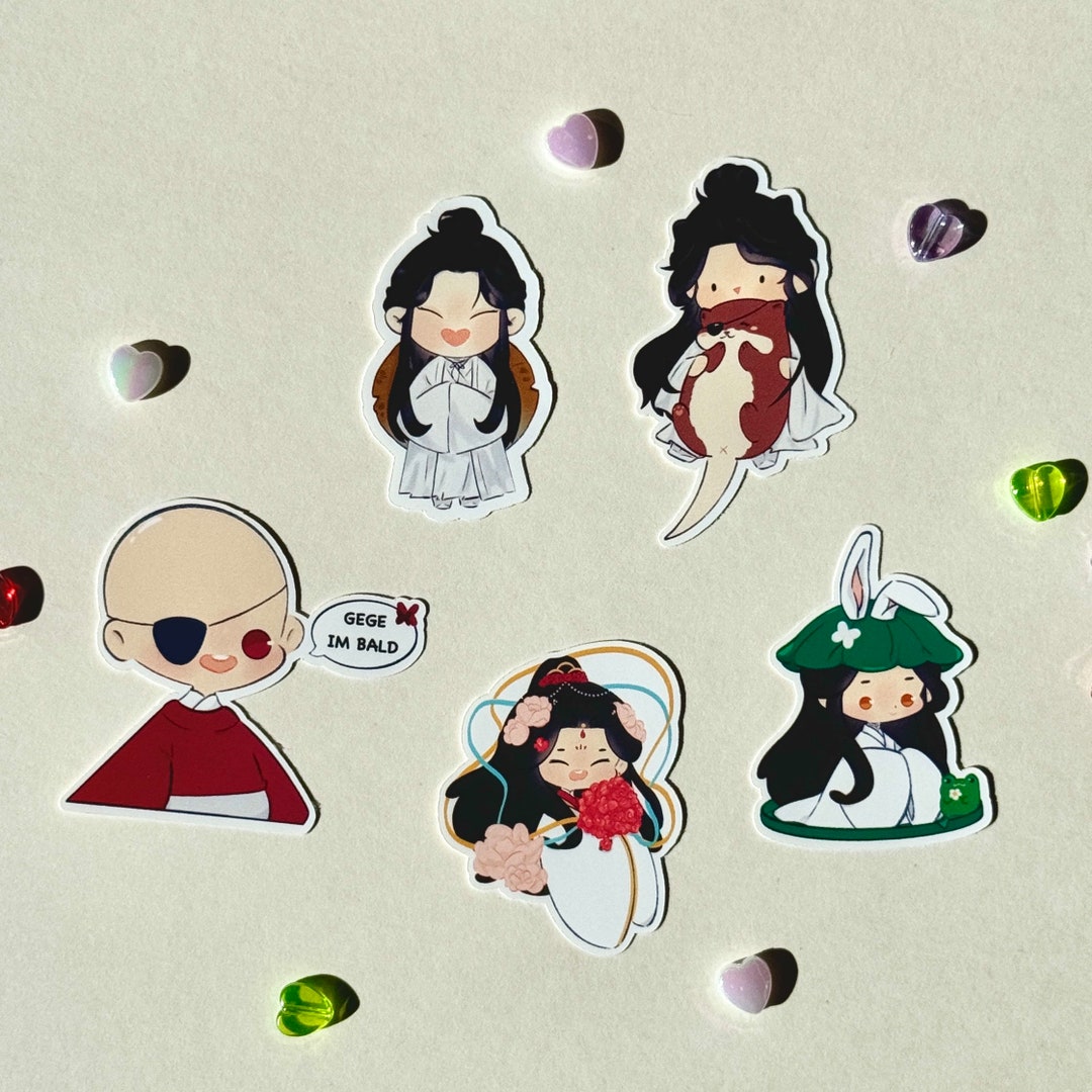 Tgcf/heaven's Blessing Stickers - Etsy