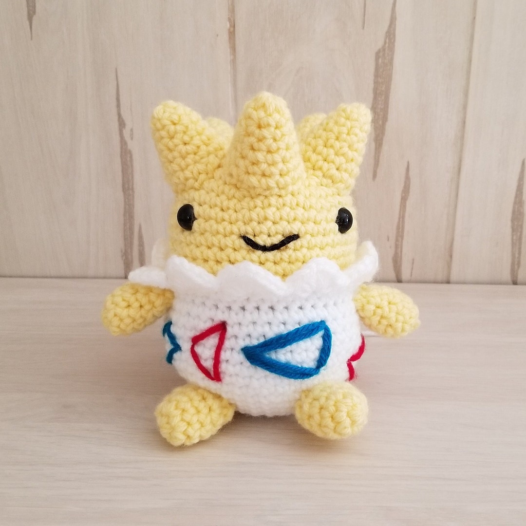 Togepi Crochet Amigurumi Pokemon Plushie - Etsy