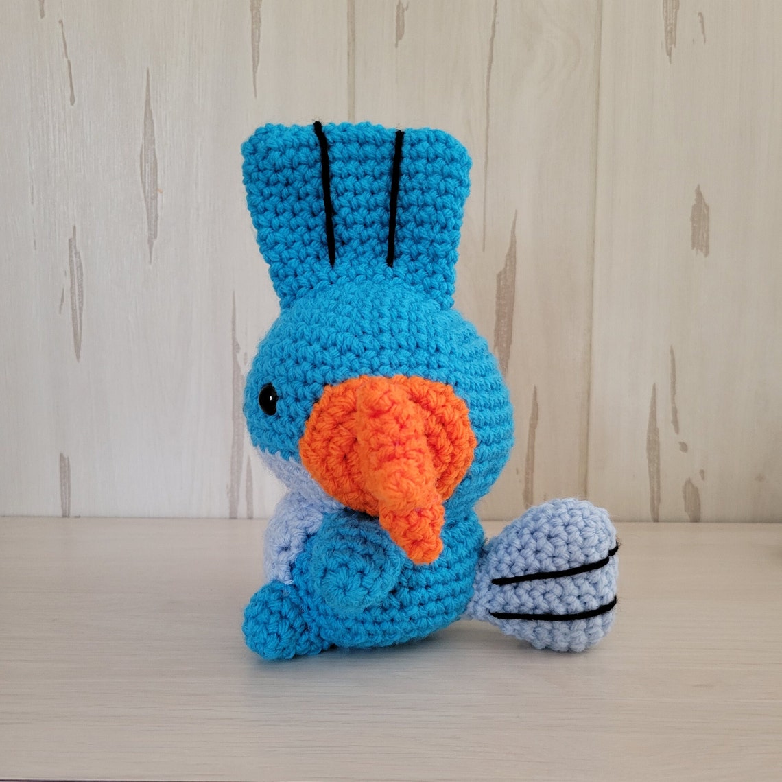 Mudkip Crochet Amigurumi Pokemon Plushie - Etsy
